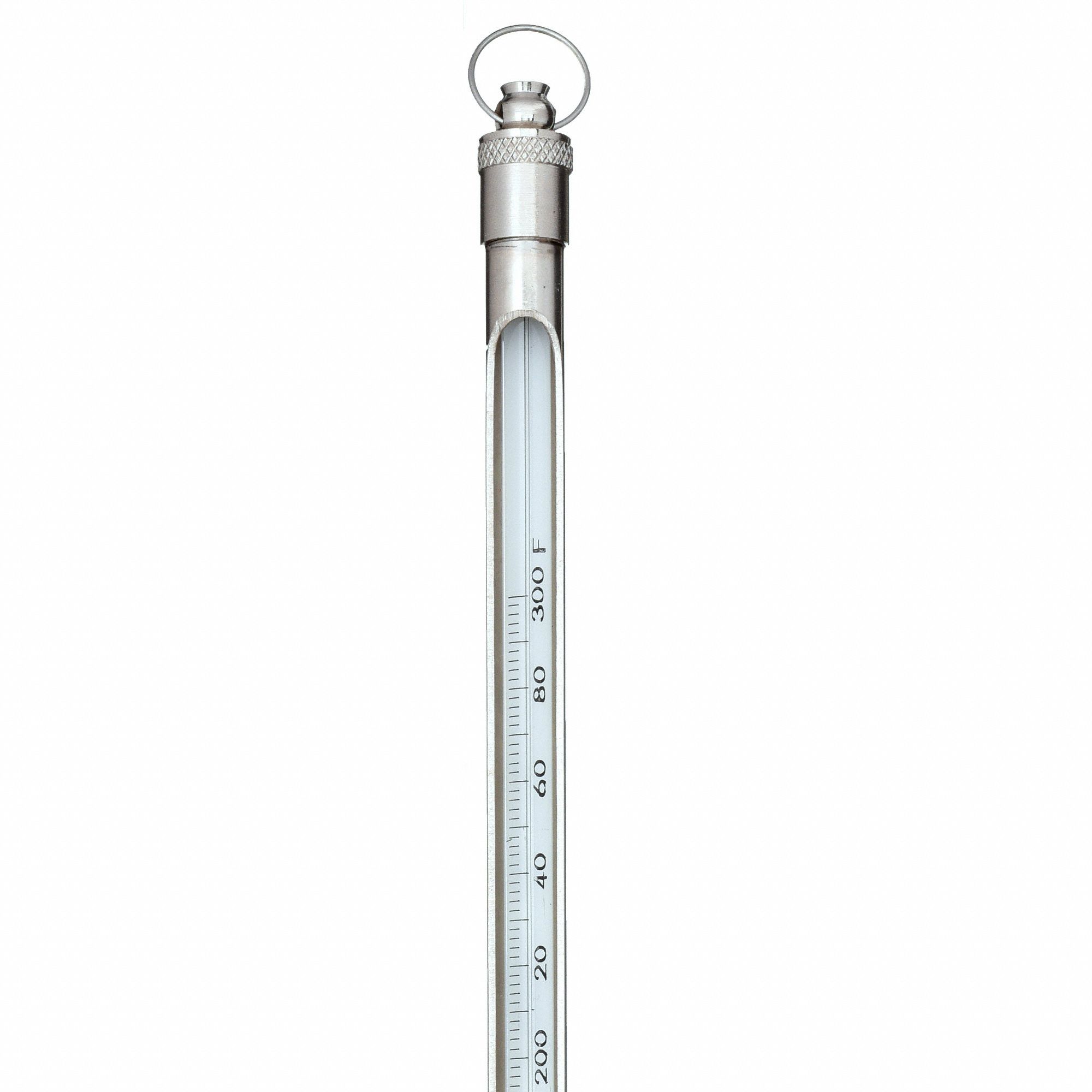 VEE GEE Armored Liquid In Glass Thermometer, Partial Immersion, 0° to ...