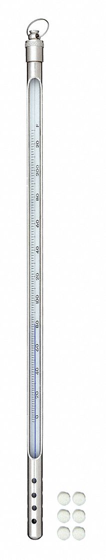 VEE GEE, -4°F to 230°F, Full Immersion, Armored Liquid In Glass ...