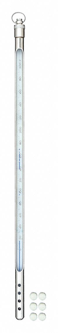 VEE GEE, 0°F to 300°F, Full Immersion, Armored Liquid In Glass ...