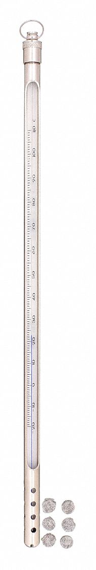 12 in Lg. x 12 in Immersion, -20° to 110°C, Armored Liquid In Glass ...