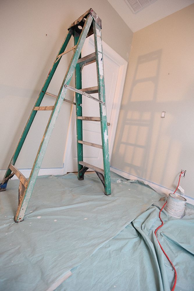 TRIMACO Leakproof and Slip Resistant Drop Cloth, Polyester, Pulp, 10 ...