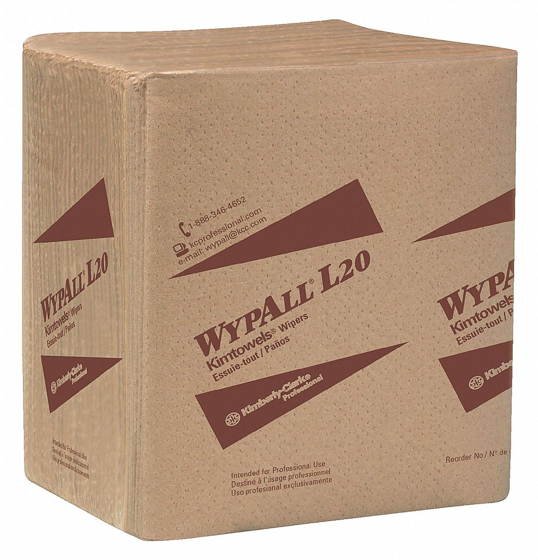 WYPALL, 1/4 Fold, Heavy Absorbency, Dry Wipe - 36VC07|47011 - Grainger