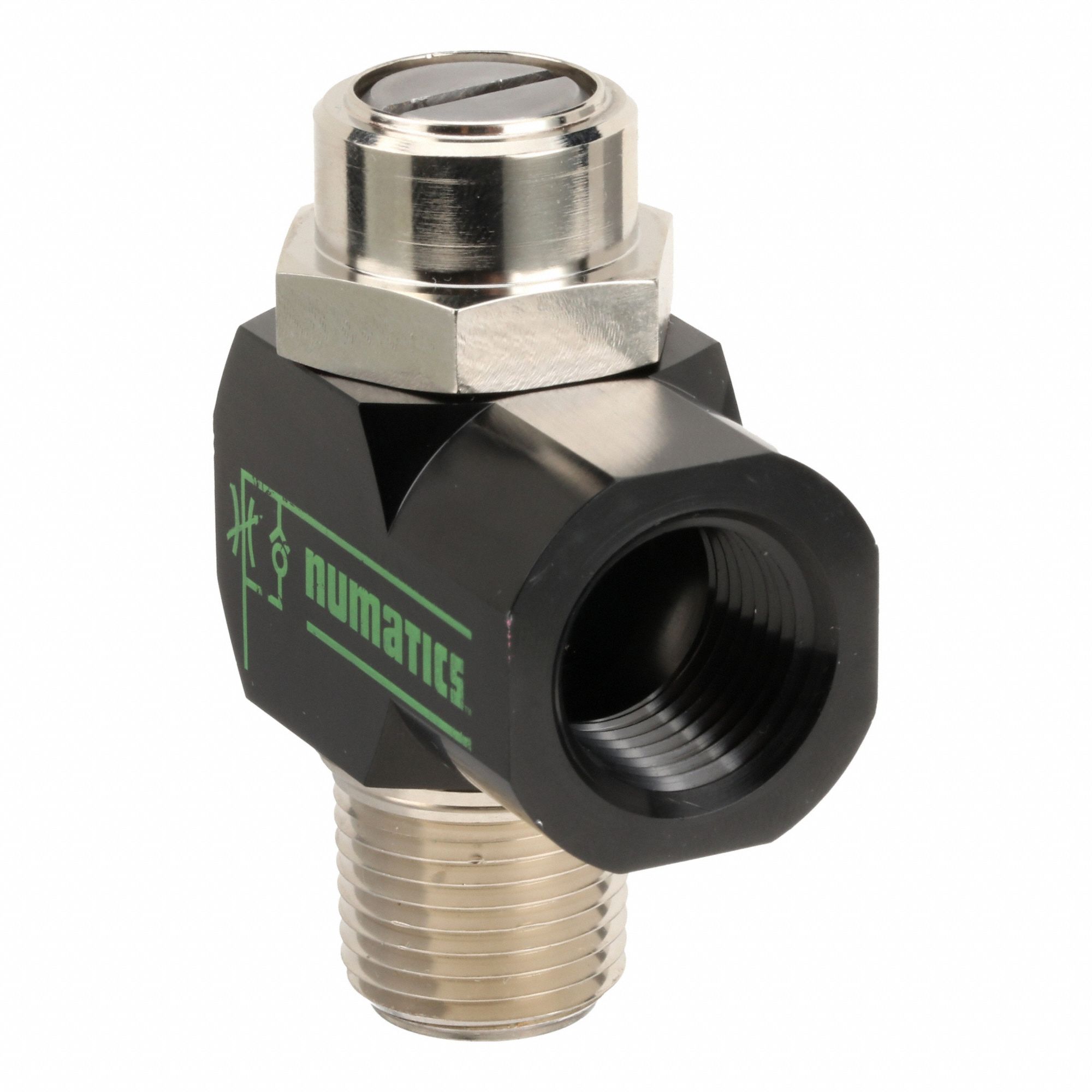 NUMATICS, 1/2 in NPT Inlet, 1/2 in NPT Outlet, Flow Control Valve ...