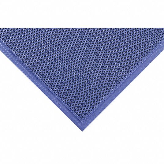 Antimicrobial, 3 ft x 5 ft, Antifatigue Mat - 36VJ58|539S0035BU - Grainger