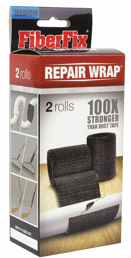 FIBERFIX 2" x 50" Black Repair Wrap - 36VT53|38202 - Grainger
