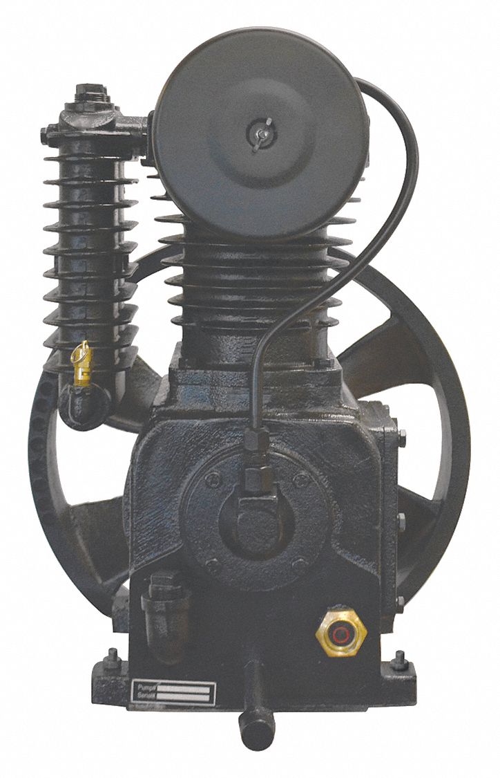 CHICAGO PNEUMATIC, Splash Lubricated, 2 Stage, Air Compressor Pump ...