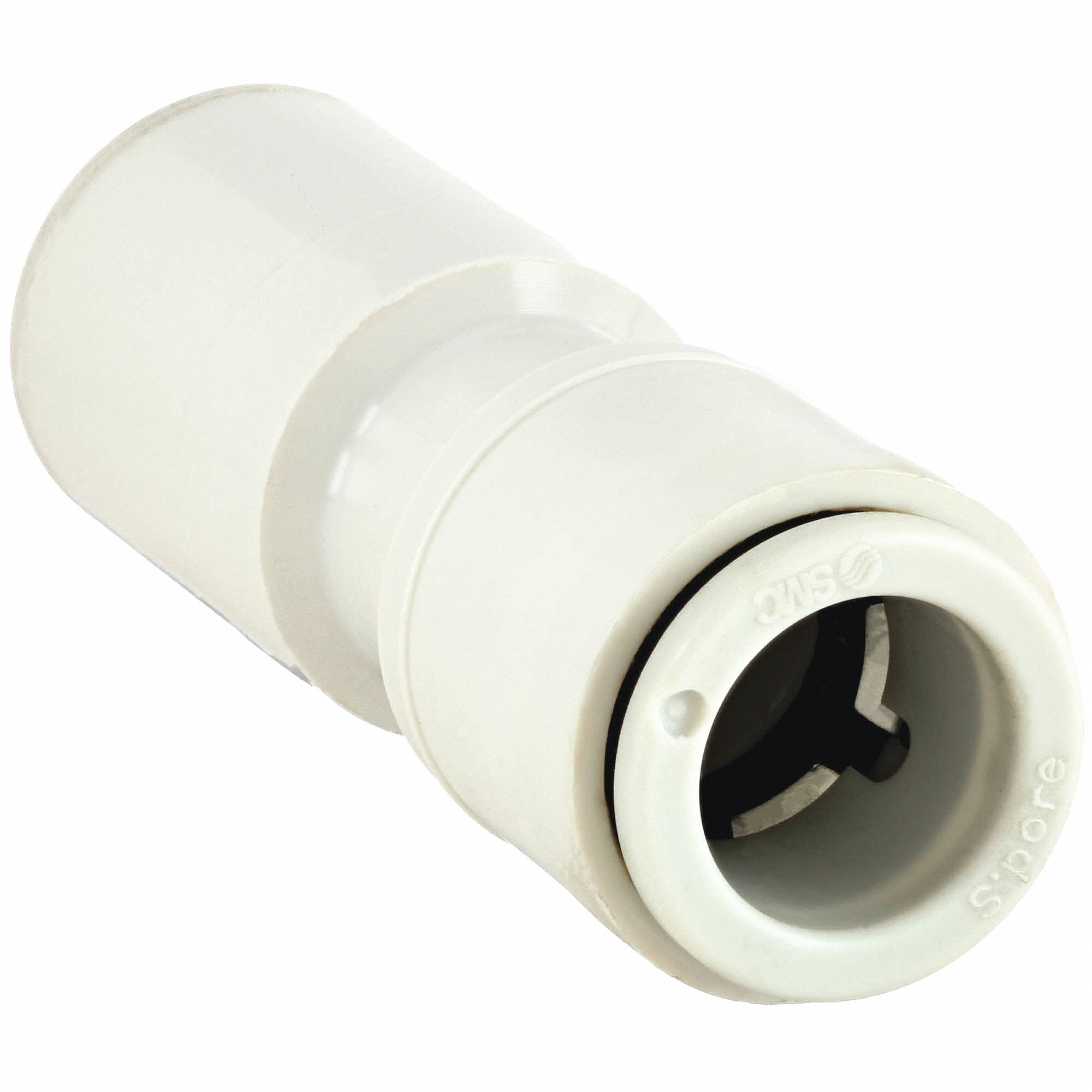 SMC, 12 mm OD x 16 mm OD Size, Push-to-Connect x Push-to-Connect, Push-Fit Adapter Fitting ...