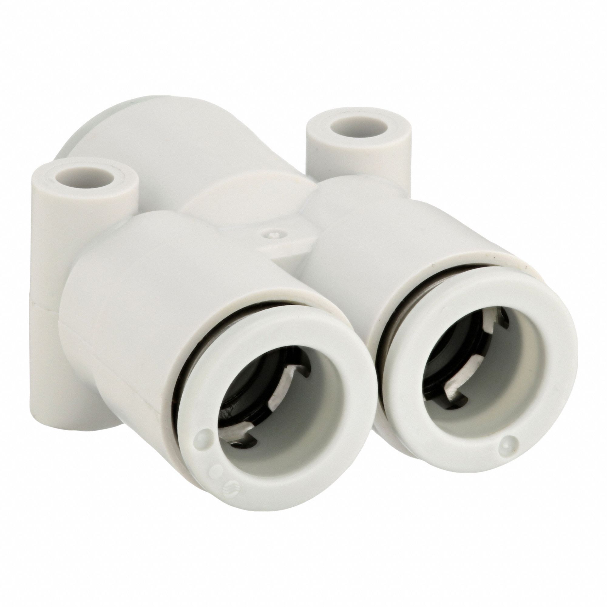 PBT, Push-to-Connect x Push-to-Connect x Push-to-Connect, Wye Union - 36W833|KQ2U04-06A - Grainger