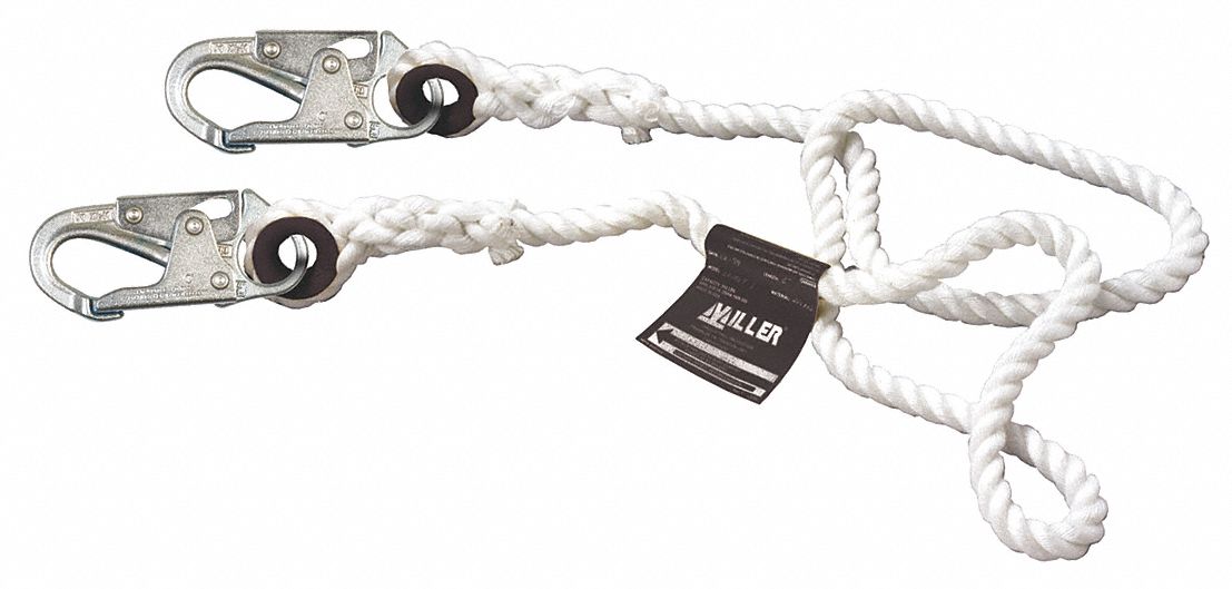 HONEYWELL MILLER, Steel Snap Hook, Steel Snap Hook, Positioning Lanyard ...