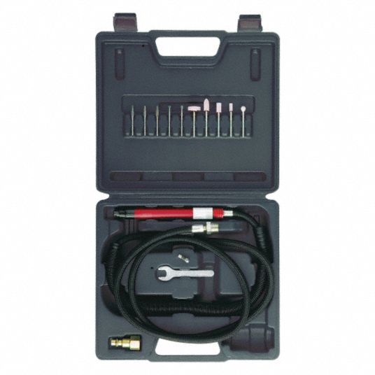 CHICAGO PNEUMATIC, 0.1 hp Horsepower, 60,000 RPM Max. Speed, Pencil ...