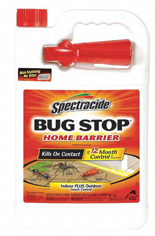 SPECTRACIDE Insect Killer, Liquid Spray, 128 oz, Indoor/Outdoor, Gamma ...
