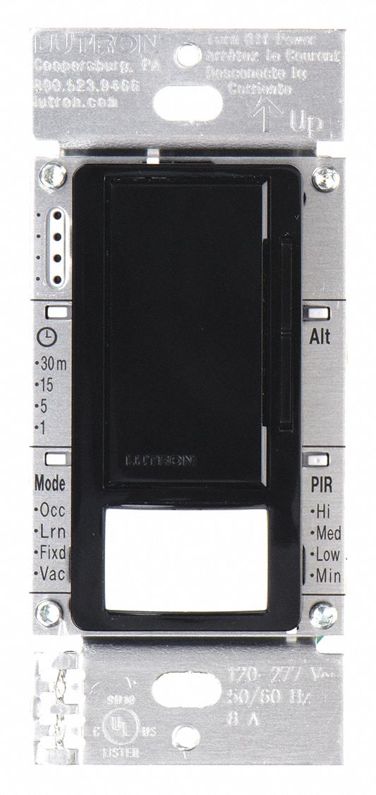 LUTRON, Occupancy/Photocell/Vacancy, Fluorescent/LED, Motion Sensor ...