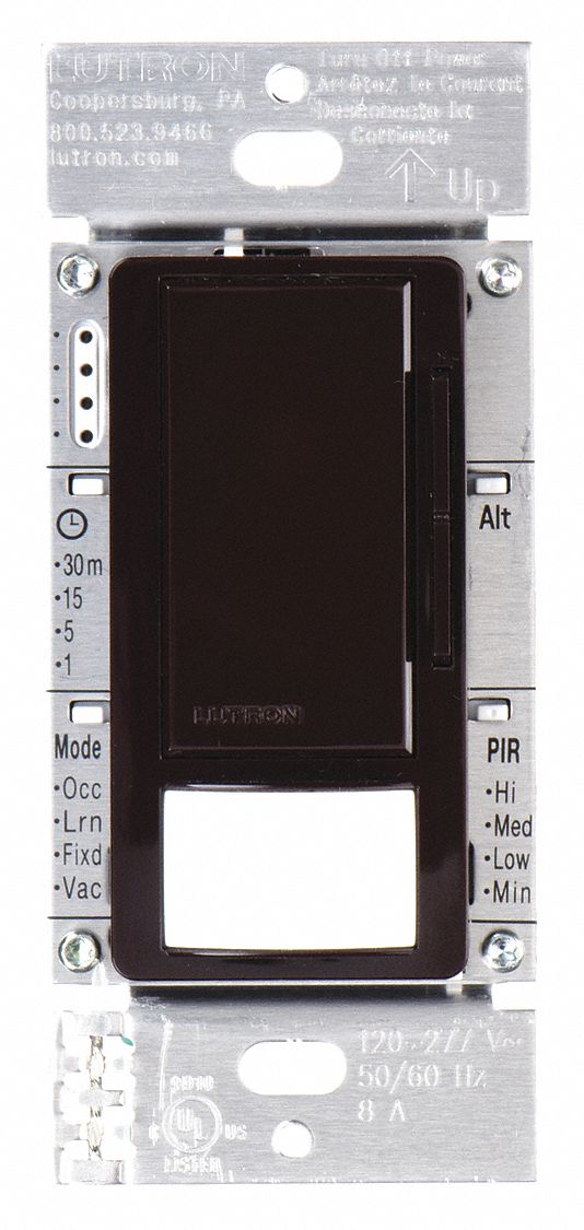 LUTRON, Occupancy/Photocell/Vacancy, Fluorescent/LED, Motion Sensor ...