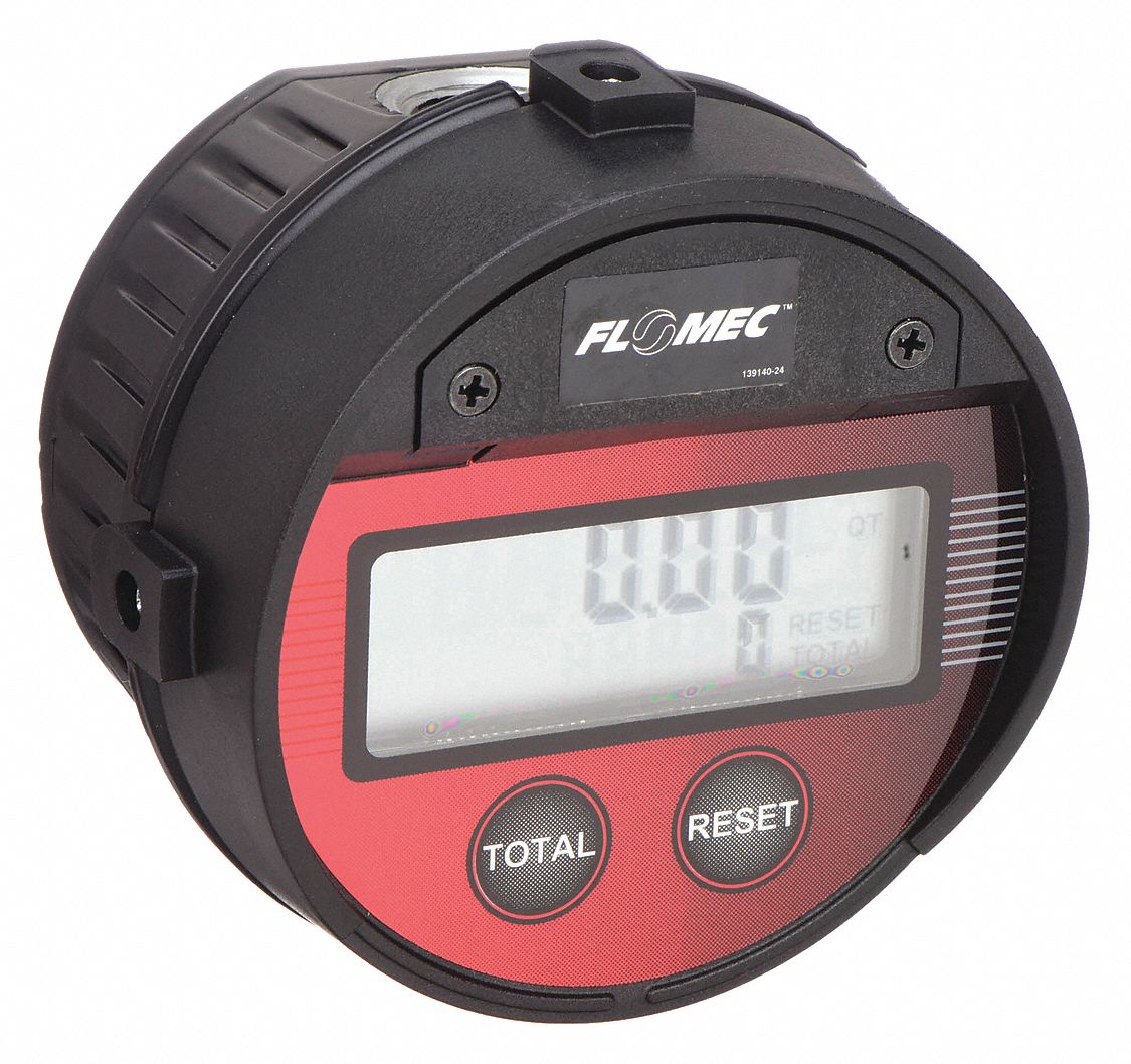 FLOMEC, Lube Meter, Oils, Electronic Flowmeter - 36WJ95|LM51DN - Grainger
