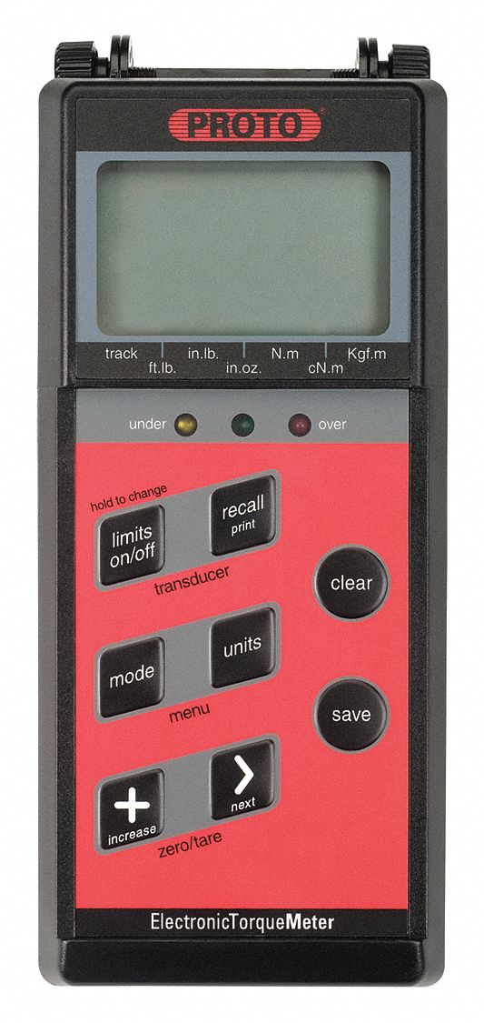 PROTO Electronic Torque Meter: 1/2 in_1/4 in_1 in_3/4 in_3/8 in Drive ...