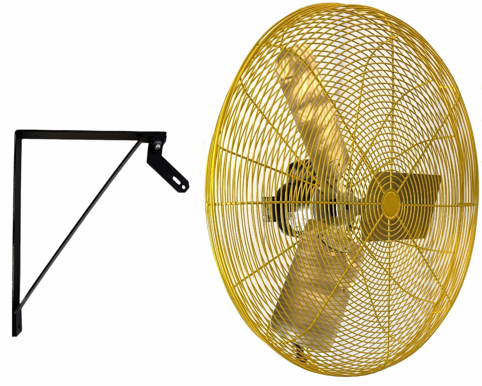 HESSAIRE, 30 in Blade Dia, 8710 cfm, High Visibility Industrial Fan ...
