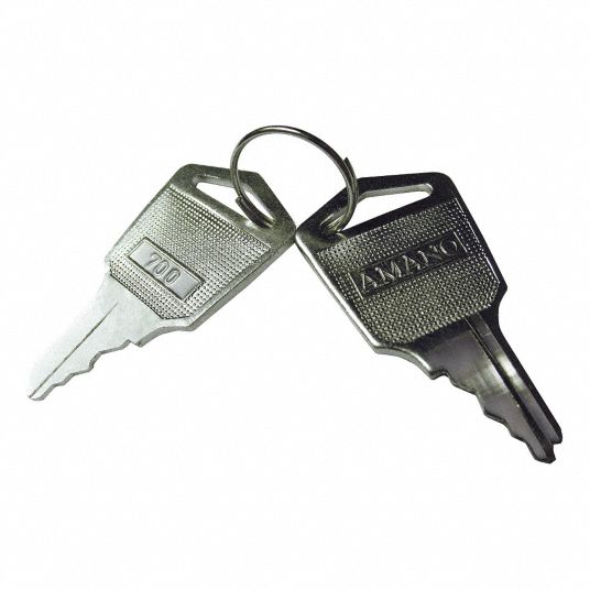 AMANO, Time Clock Key Mjr-7000, Mjr-8000 Tcx - 36X554|C-459151 - Grainger