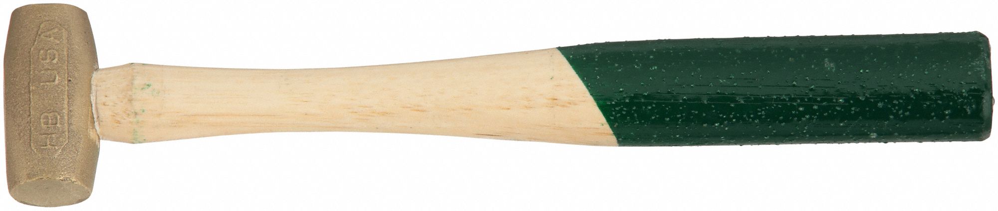 Wood Handle, 8 oz Head Wt, Brass Mallet - 36XC01|.5BH - Grainger