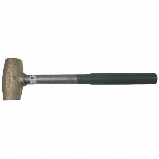 Steel Handle, 2 5/8 lb Head Wt, Copper Mallet - 36XC11|2.5CS - Grainger
