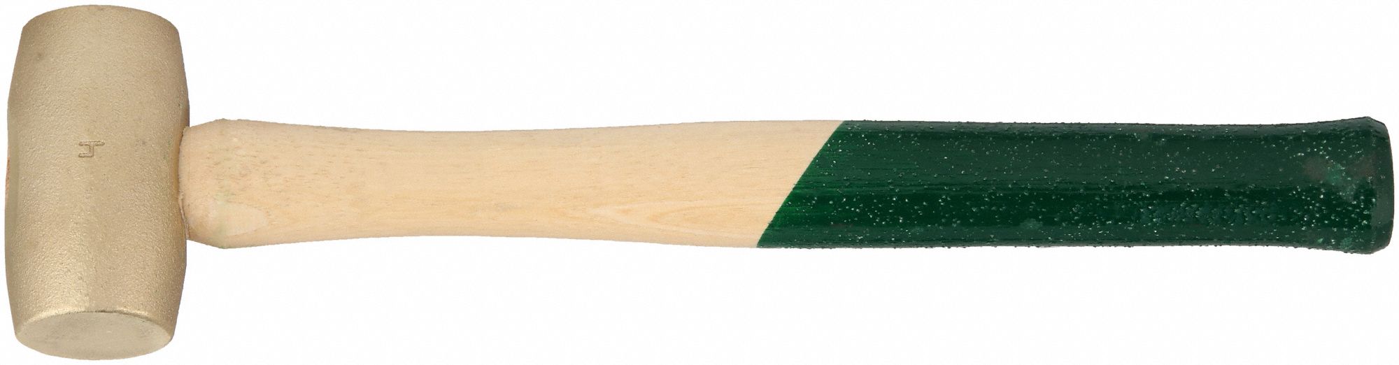 Wood Handle, 3 lb Head Wt, Brass Mallet - 36XC19|4BH - Grainger