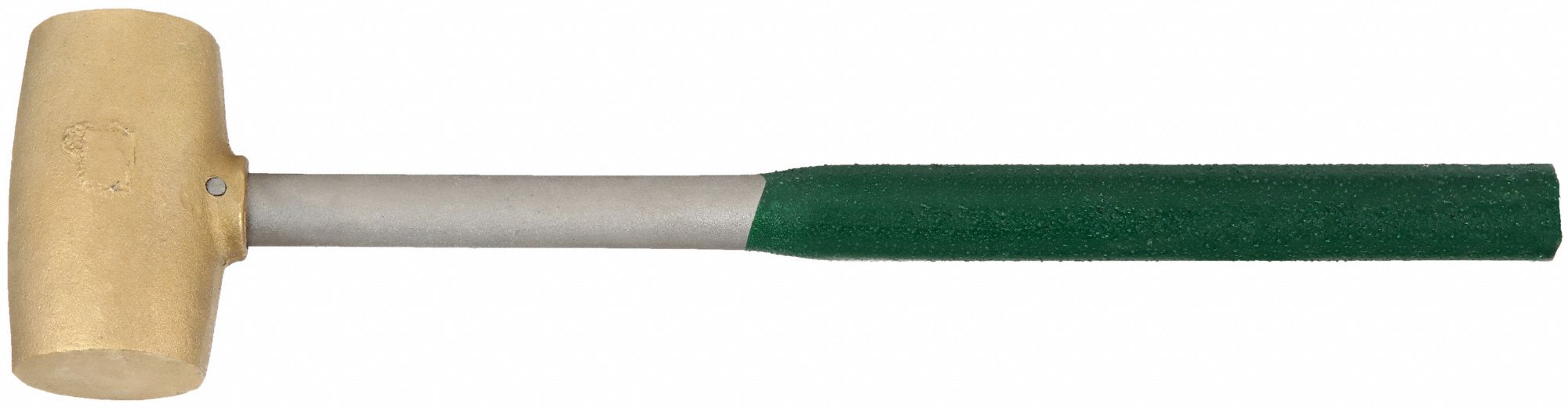 Steel Handle, 4 lb Head Wt, Brass Mallet - 36XC22|5BS - Grainger