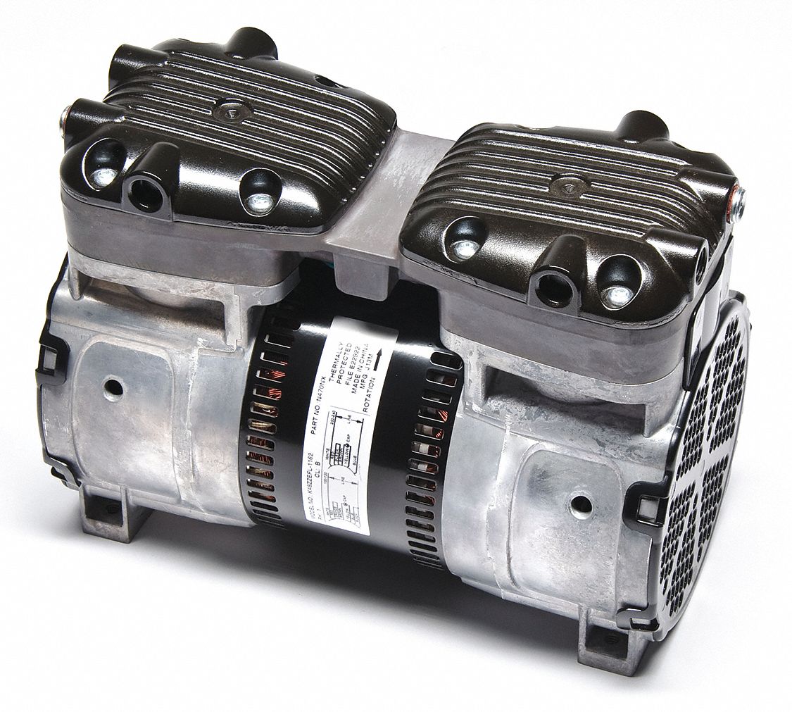 GAST, 0.5 hp, 1 Phase, Rocking Piston Air Compressor - 36XD64|87R642 ... GAST, 0.5 hp, 1 Phase, Rocking Piston Air Compressor - 36XD64|87R642 ...