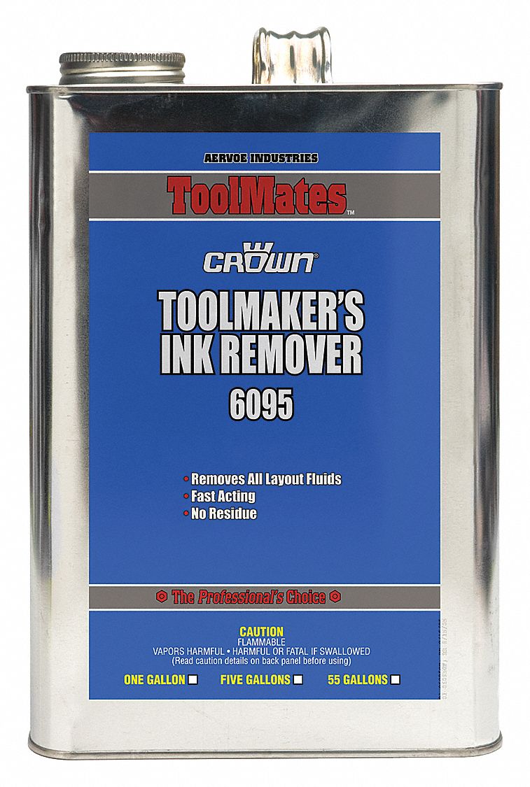 CROWN, 1 gal, Jug, Layout Fluid Remover - 36XE43|6095G - Grainger