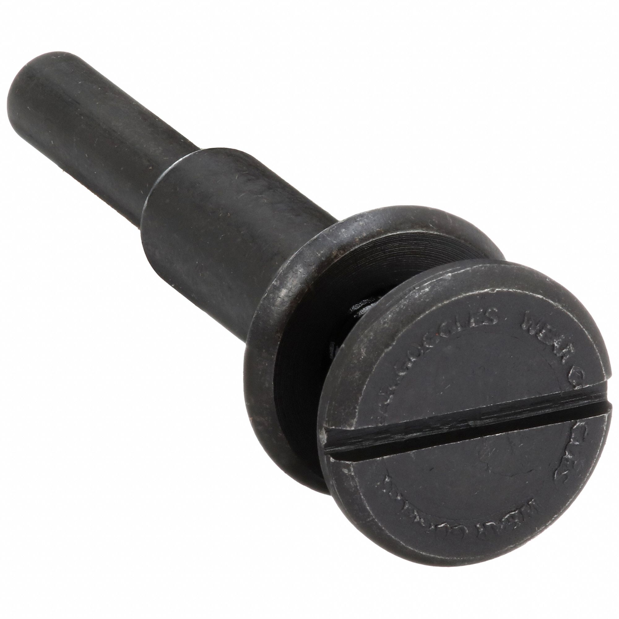 WEILER, 1/4 in Shank, For 3/8 in Wheel Arbor, Cut-Off Wheel Mandrel ...