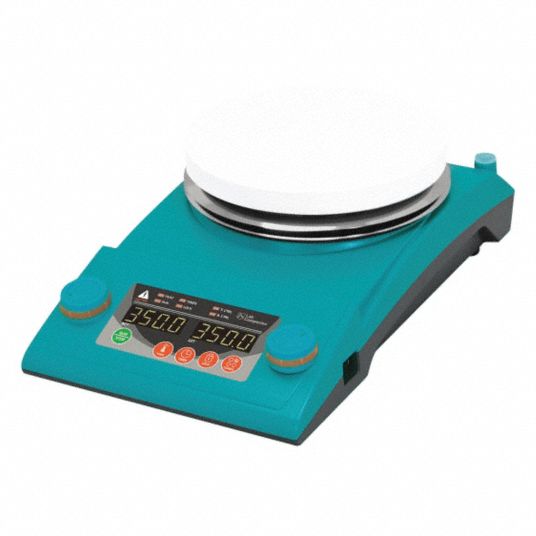 Round, Hot Plate, Plate Dia. 5.5 in, Temp. Range (C) 0° to 350° - Grainger