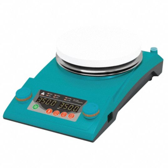 Round, Hot Plate, Plate Dia. 6.68 in, Temp. Range (C) 0° to 350° - Grainger