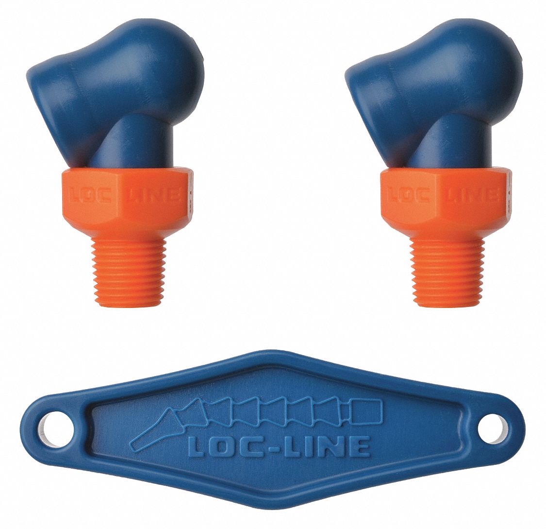 LOC-LINE, Acetal, 0.06 in Hole Dia, XR Style Nozzle - 36XM39|72040 ...