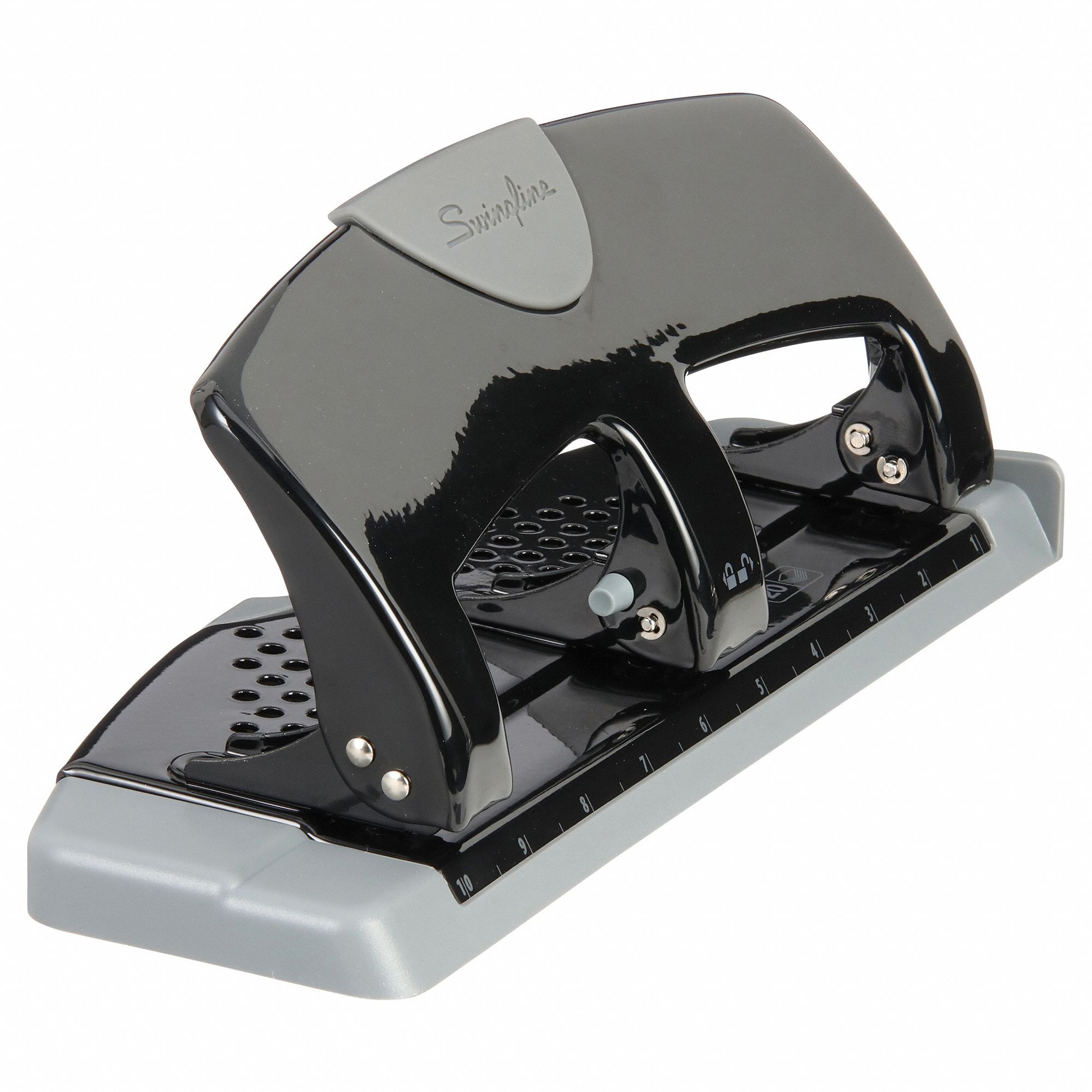 SWINGLINE, 20 Sheet Capacity, 3 Holes Punched, Manual Paper Hole Punch ...