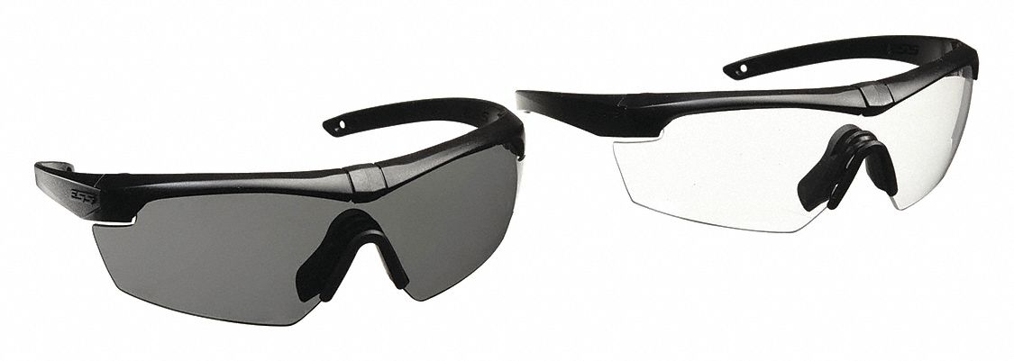 ESS, Gray Lens Color, Half-Frame, Safety Glasses - 36Y085|EE9014-01 ...