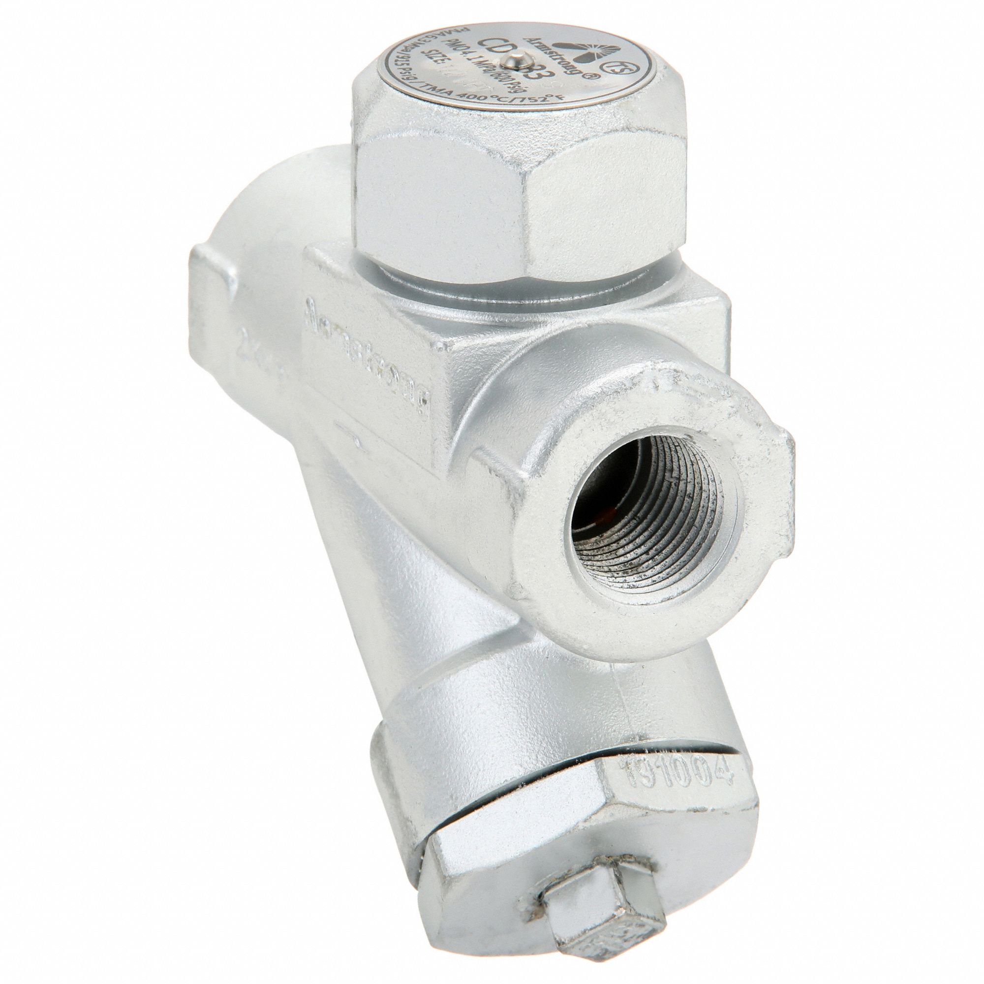 Stainless Steel, 1/2 in FNPT, Steam Trap - 36Y296|CD33S-050-600 - Grainger