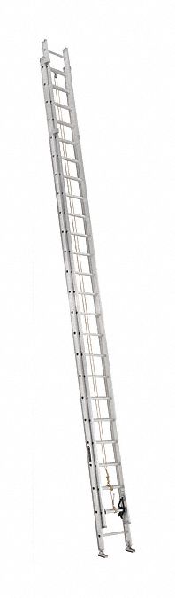 LOUISVILLE, 48 ft Ladder Size, Aluminum, Extension Ladder - 36Y332 ...