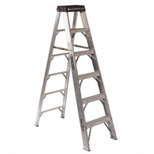 LOUISVILLE, Aluminum, 375 lb Load Capacity, Stepladder - 36Y383 ...