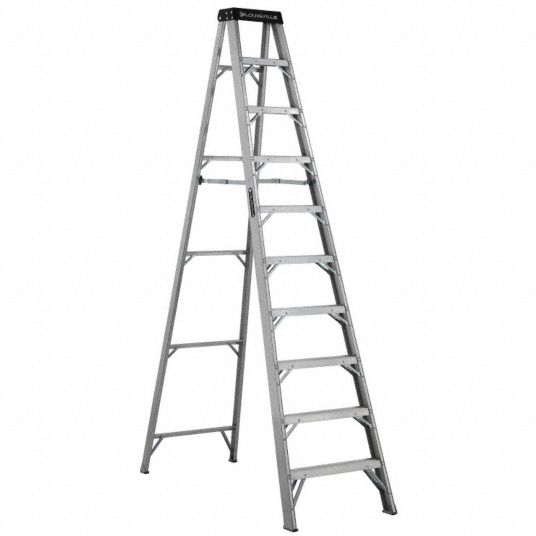 LOUISVILLE, Aluminum, 375 lb Load Capacity, Stepladder - 36Y385 ...