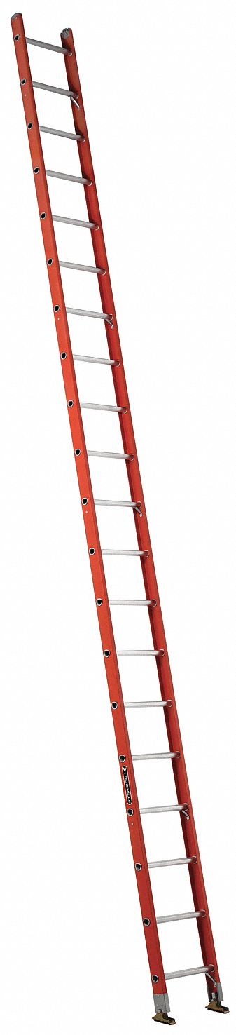 LOUISVILLE, Fiberglass, 300 lb Load Capacity, Straight Ladder - 36Y421 ...