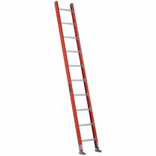 LOUISVILLE, Fiberglass, 300 lb Load Capacity, Straight Ladder - 36Y427 ...