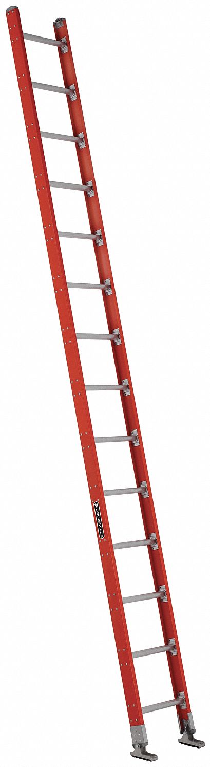 LOUISVILLE, Fiberglass, 300 lb Load Capacity, Straight Ladder - 36Y428 ...