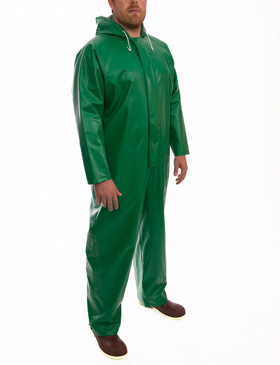 TINGLEY FR Coverall Rain Suit, Green, XL - 9JWR0|V41108 - Grainger