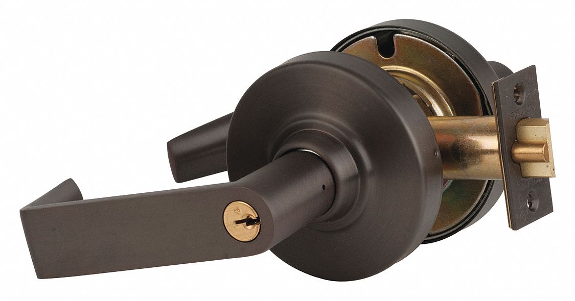 SCHLAGE, Classroom Lever Locksets, Bronze, Door Lockset - 36Z323|ND70PD ...