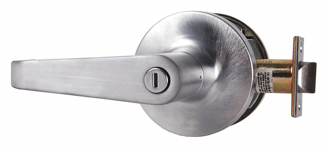 FALCON LOCK, Privacy Lever Locksets, Chrome, Door Lockset - 36Z364 ...