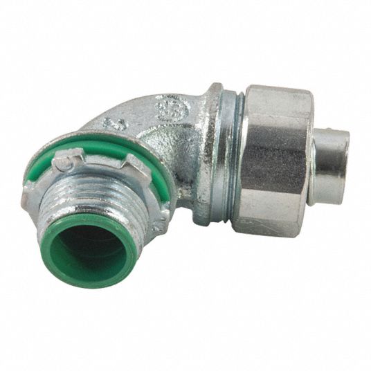Liqua-Seal Conn,3/4",Zinc Plated Iron - Grainger