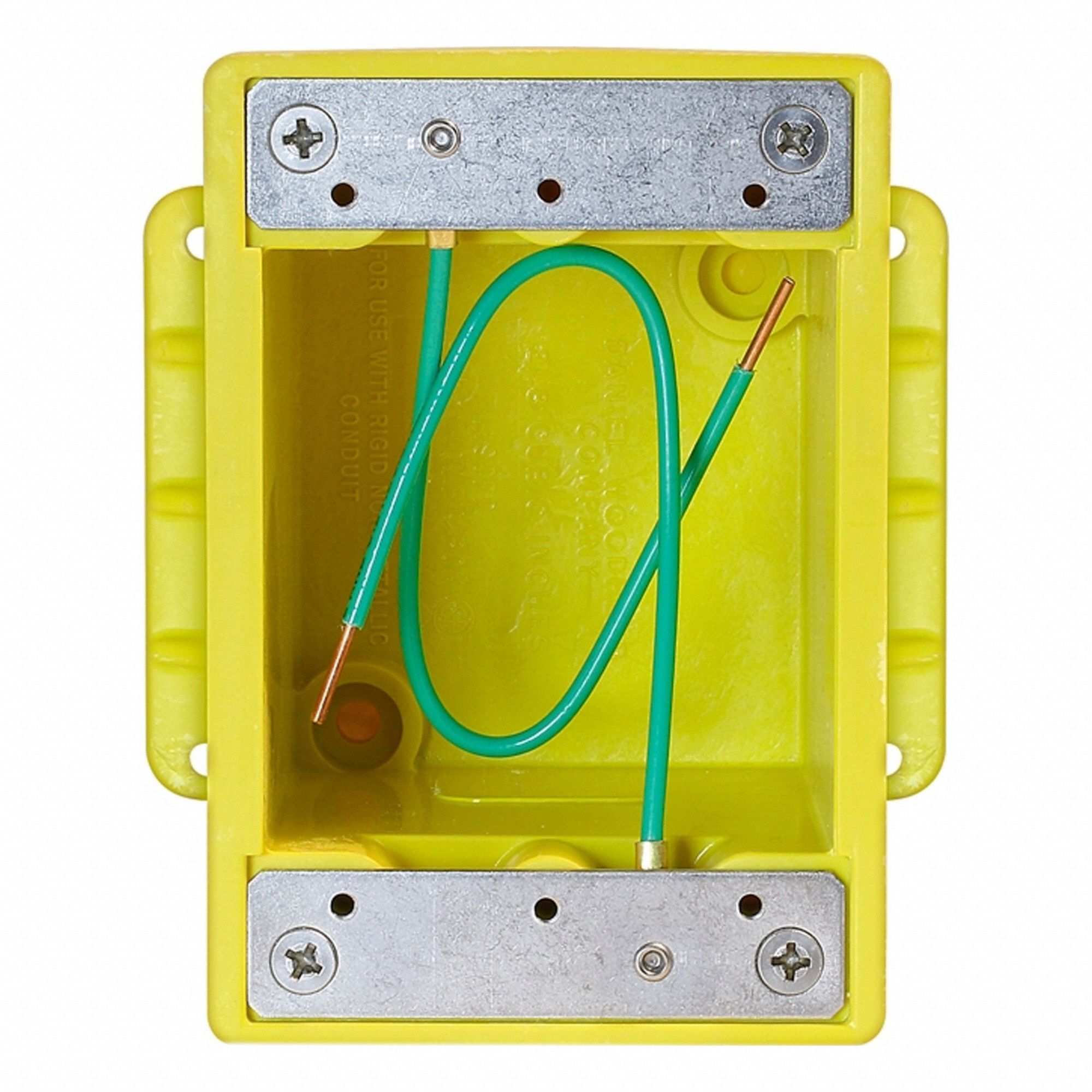 Wetguard 1-Gang FD Box Ylw CR - Grainger