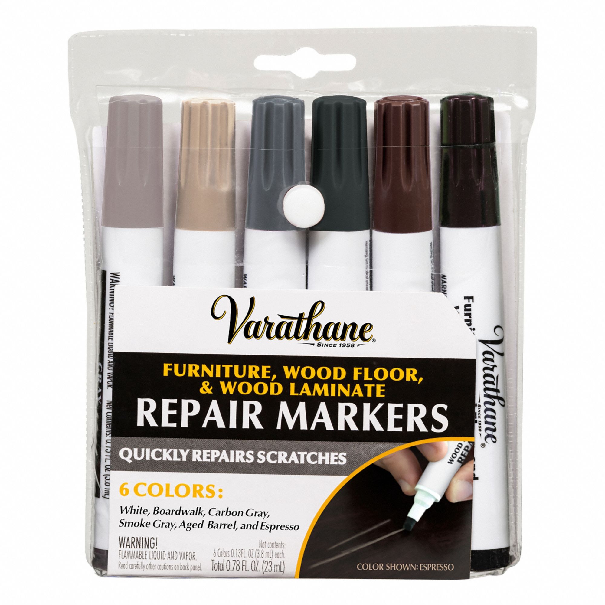 VARATHANE, Wood Repair Marker, 6 Container Size, Wood Repair Marker ...