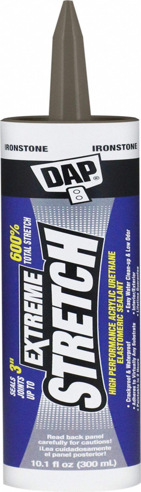 DAP, Extreme Stretch, Iron Stone, Acrylic Urethane Sealant - 375DF3 ...