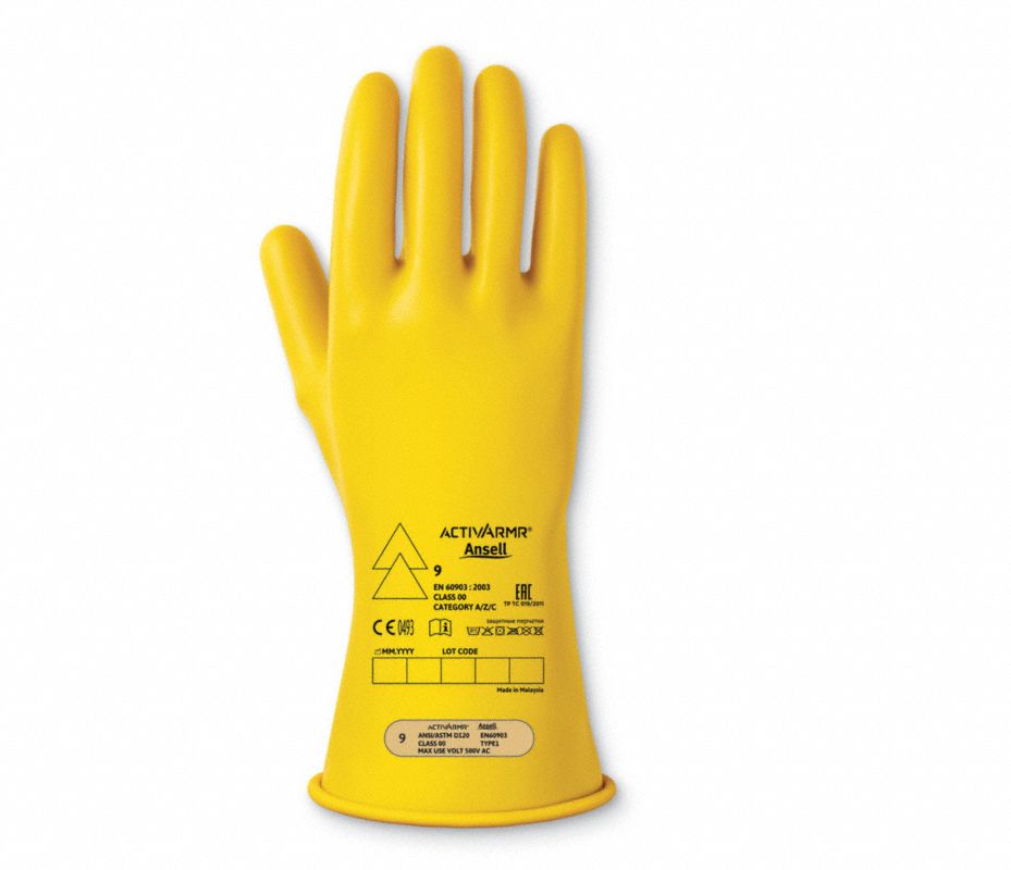 ACTIVARMR Guantes Eléctricos, Amarillo - 375KJ4 | RIG0014Y100-YELLOW/10 ...