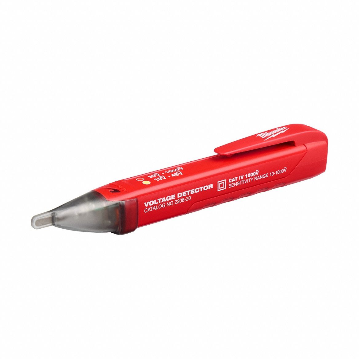 MILWAUKEE TOOL & EQUIPMENT, AC Volt/DC Volt, CAT IV 1000V, Voltage Detector - 832DY5|2208-20 ...