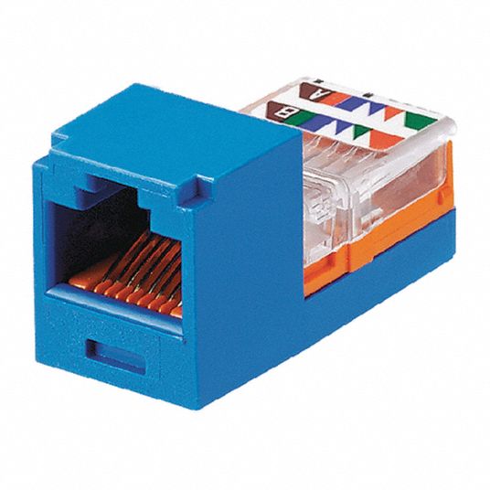 PANDUIT, CJ588BUY, Module,Cat5e,Utp,8p8e,Universal,Bu - 377A43|CJ588BUY ...